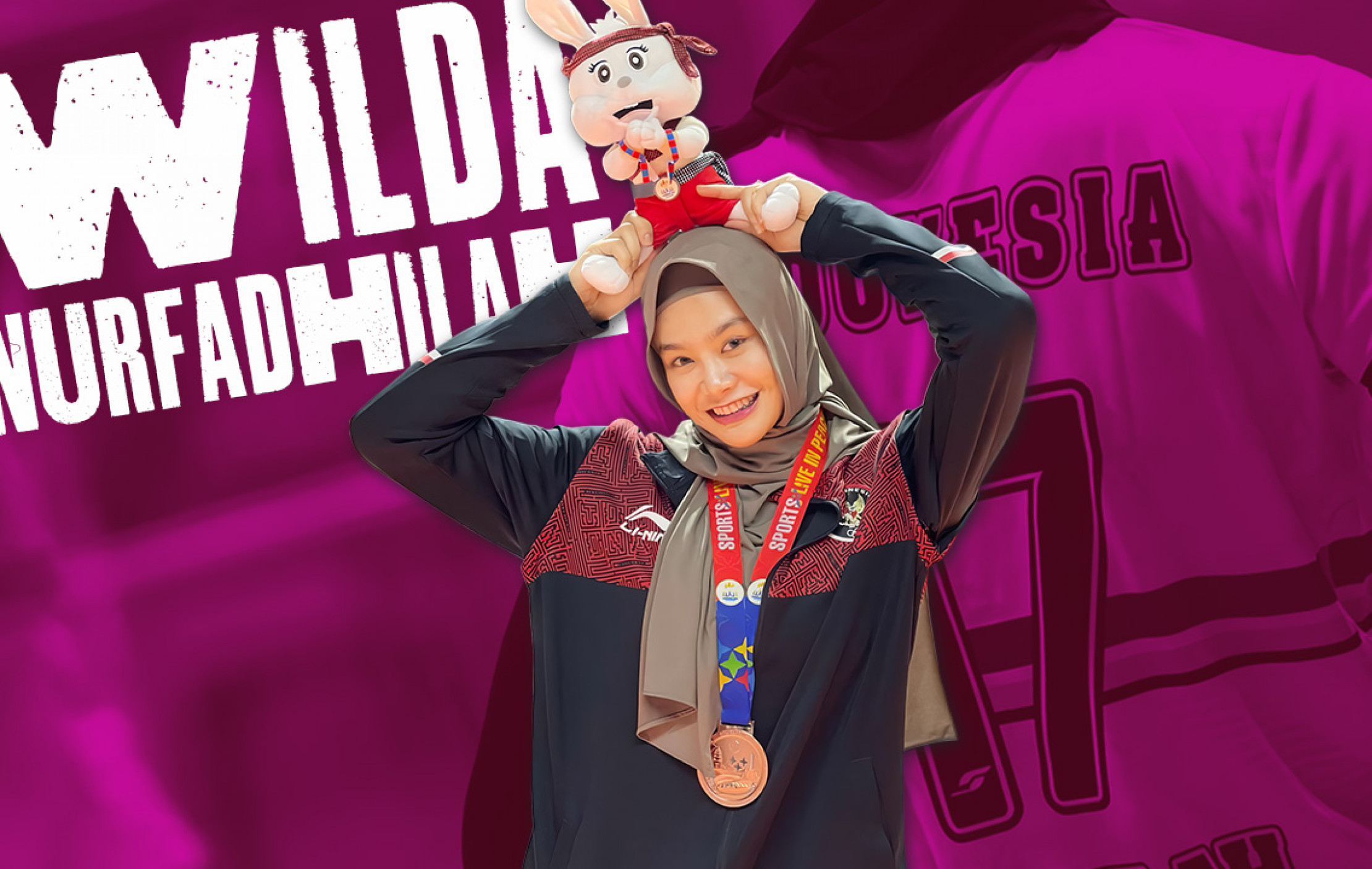 WILDA NURFADHILAH, ATLET VOLI PUTRI INDONESIA YANG SELALU MEMAKAI HIJAB ...