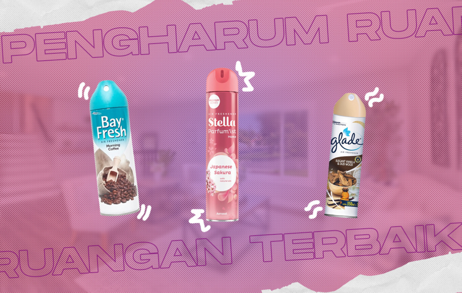 5 REKOMENDASI PARFUM PENGHARUM RUANGAN UNTUK MENGHILANGKAN BAU TIDAK SEDAP