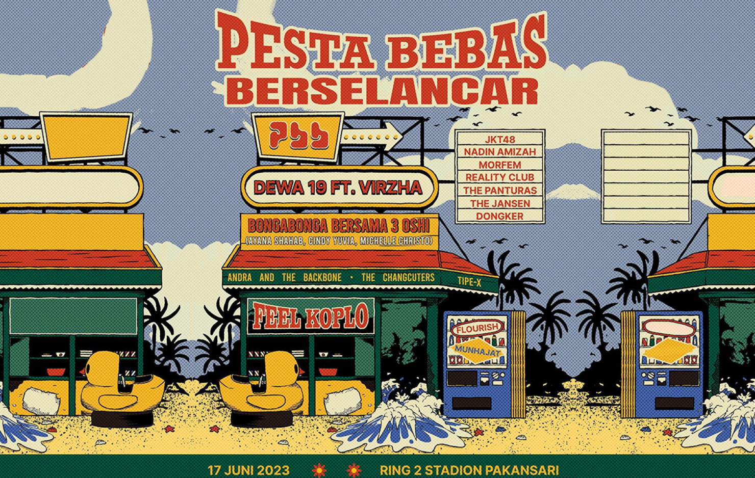 PESTA BEBAS BERSELANCAR: FESTIVAL MUSIK TERANYAR HADIR DI JUNI 2023