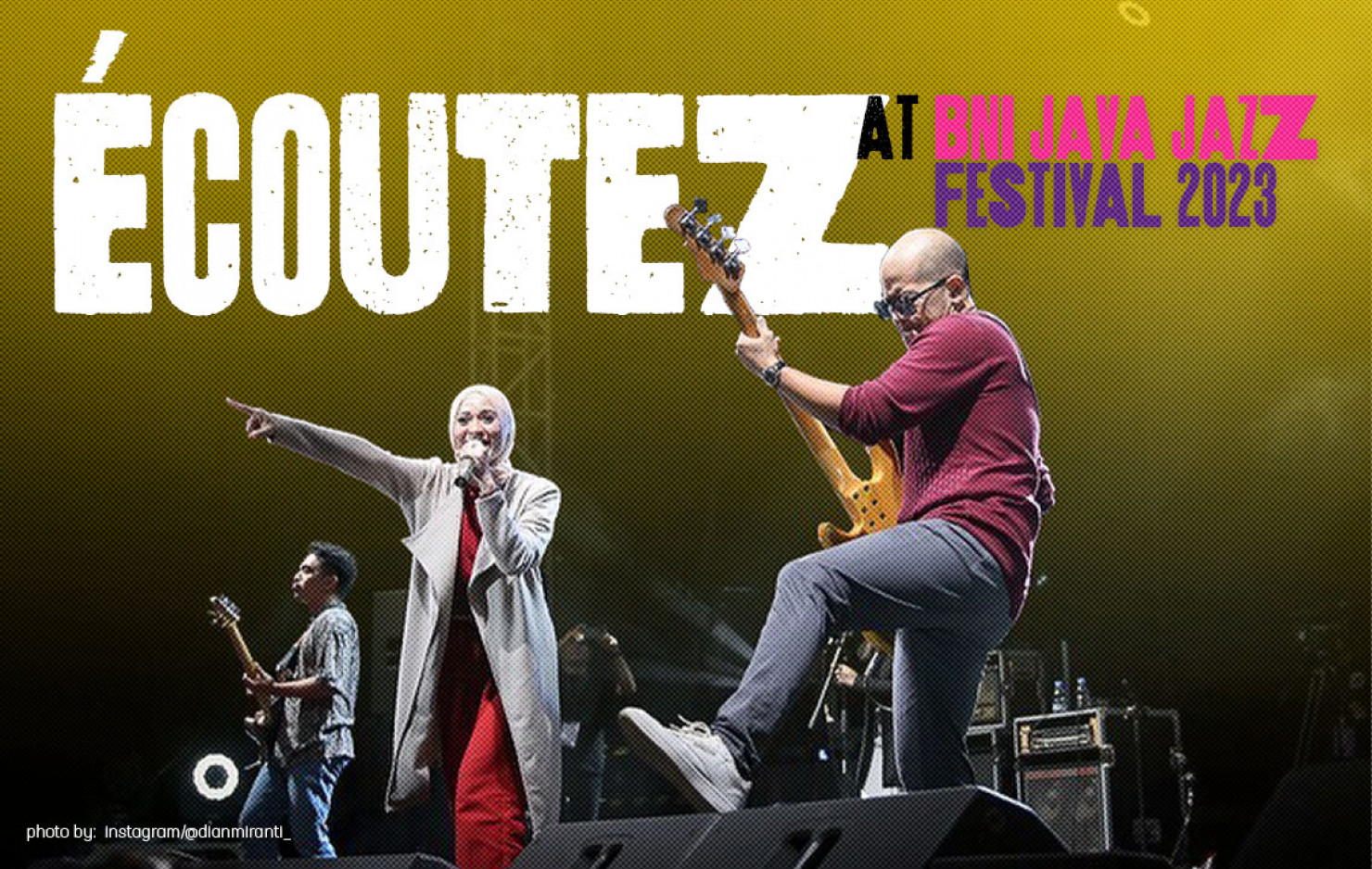 PECAH! 5 FAKTA KONSER ÉCOUTEZ DI BNI JAVA JAZZ FESTIVAL 2023, NOSTALGIA ...