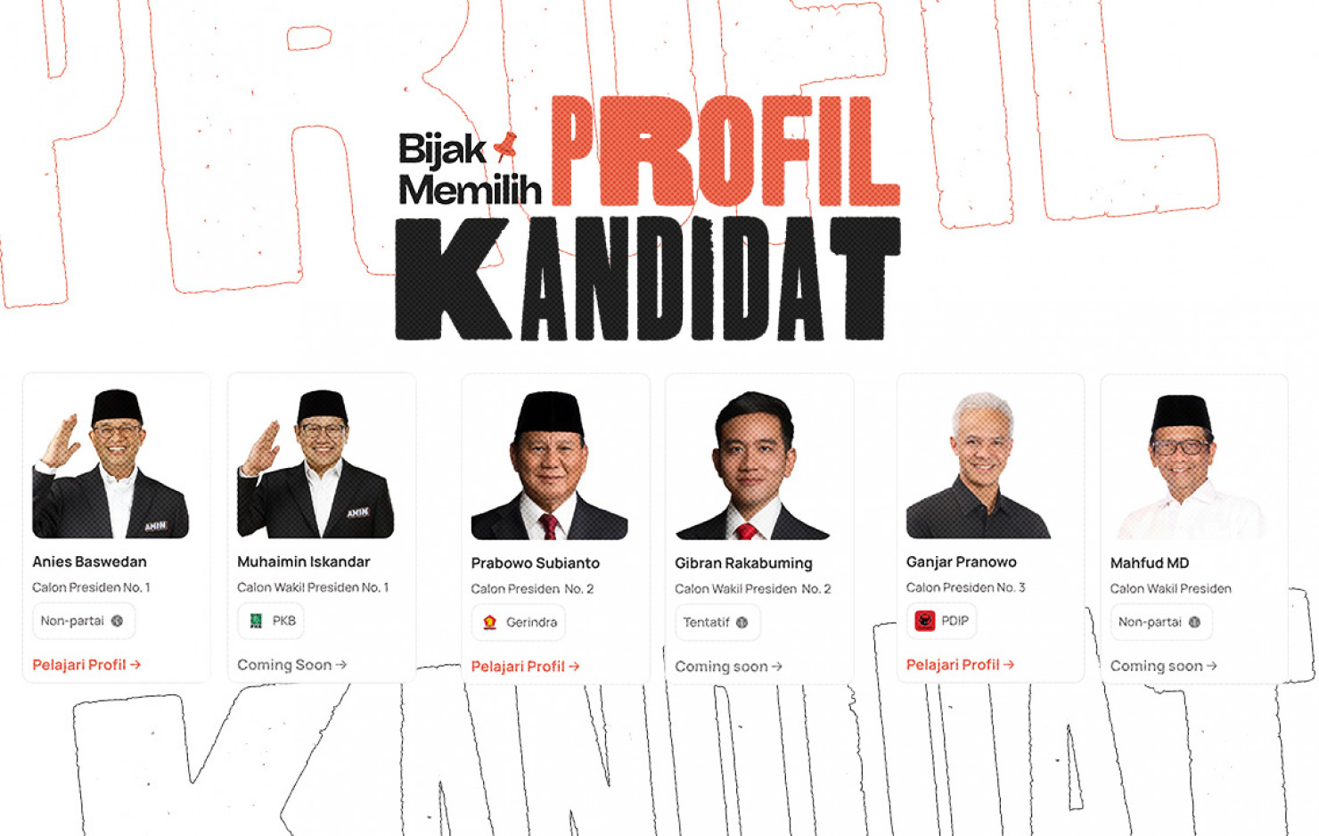 BINGUNG MILIH SIAPA DI PEMILU 2024? INTIP PROFIL KETIGA CAPRES DI BIJAK ...